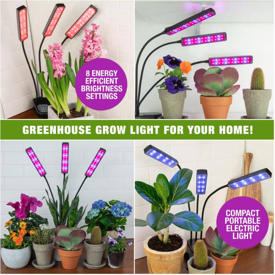 BELL & HOWELL Bionic Hydroponic Grow Light for Seedlings & Cuttings ...