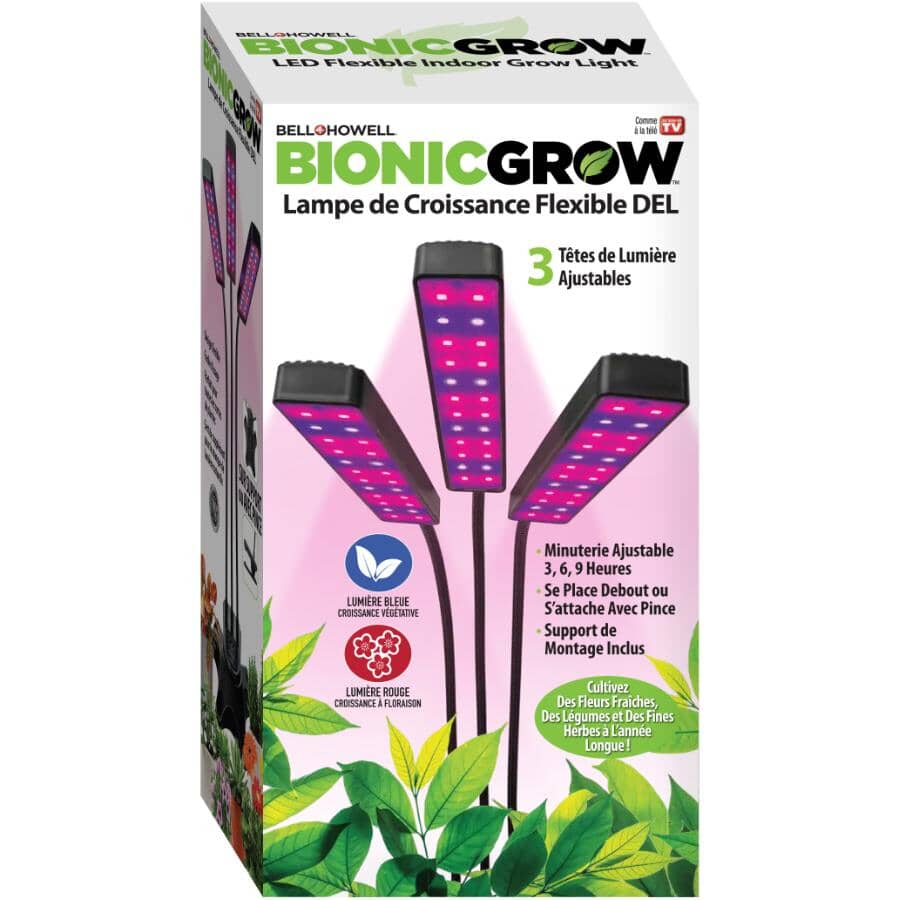 BELL & HOWELL Bionic Hydroponic Grow Light for Seedlings and Cuttings ...