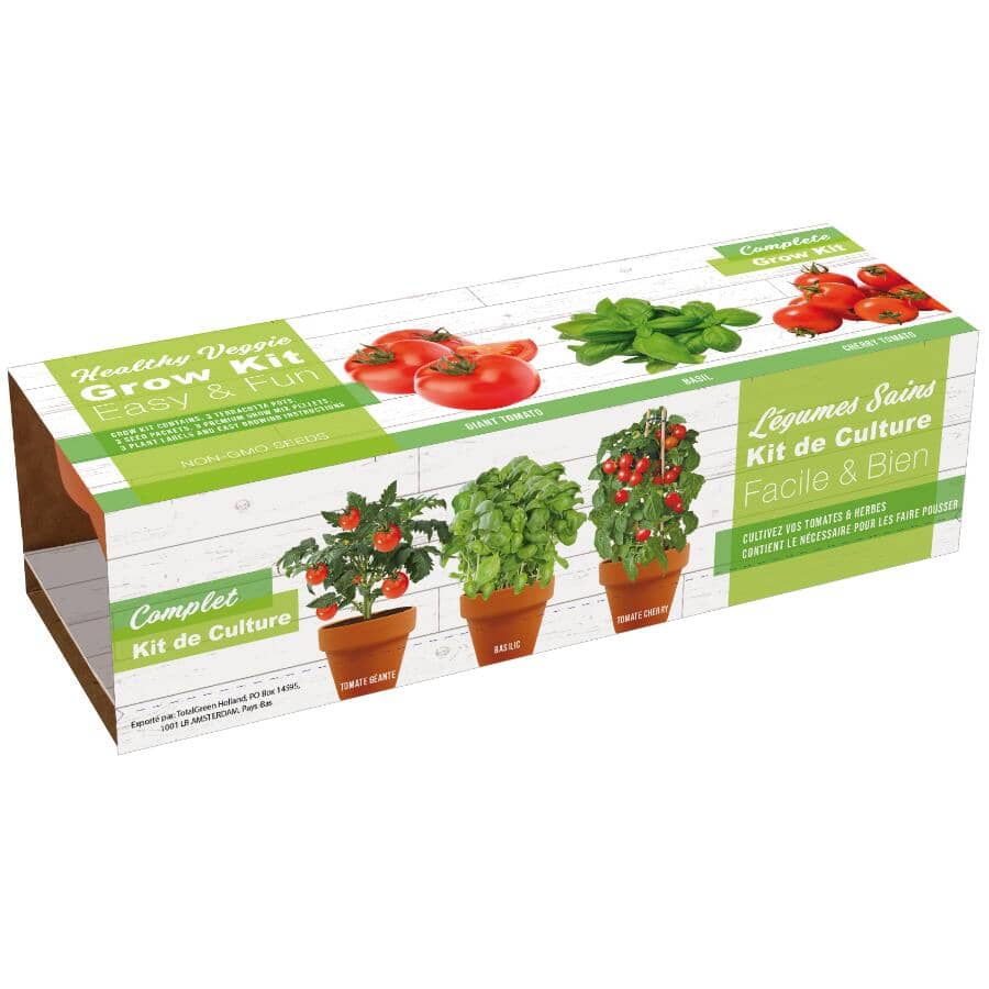 TOTAL GREEN Healthy Veggie Italian Trio Grow Kit | Home Hardware