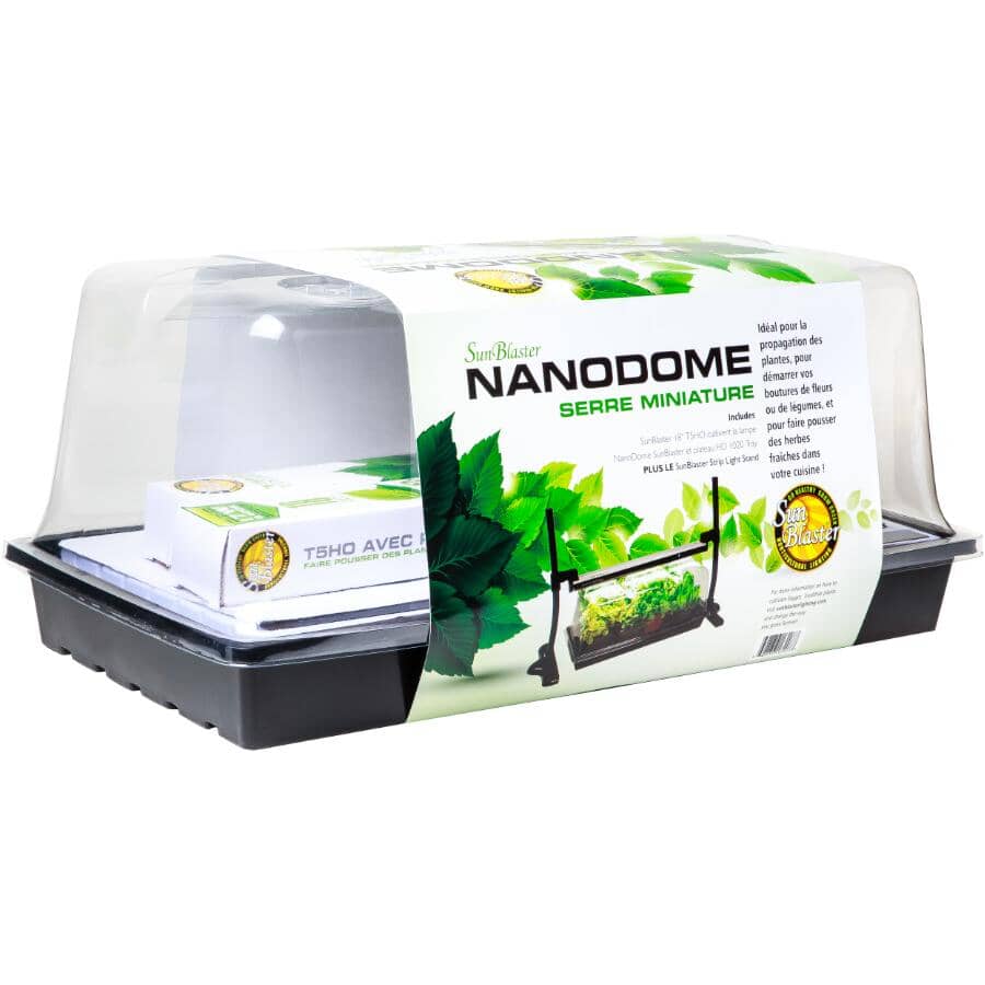 SUNBLASTER Nanodome Mini Greenhouse Kit with Universal T5 Stand | Home Hardware
