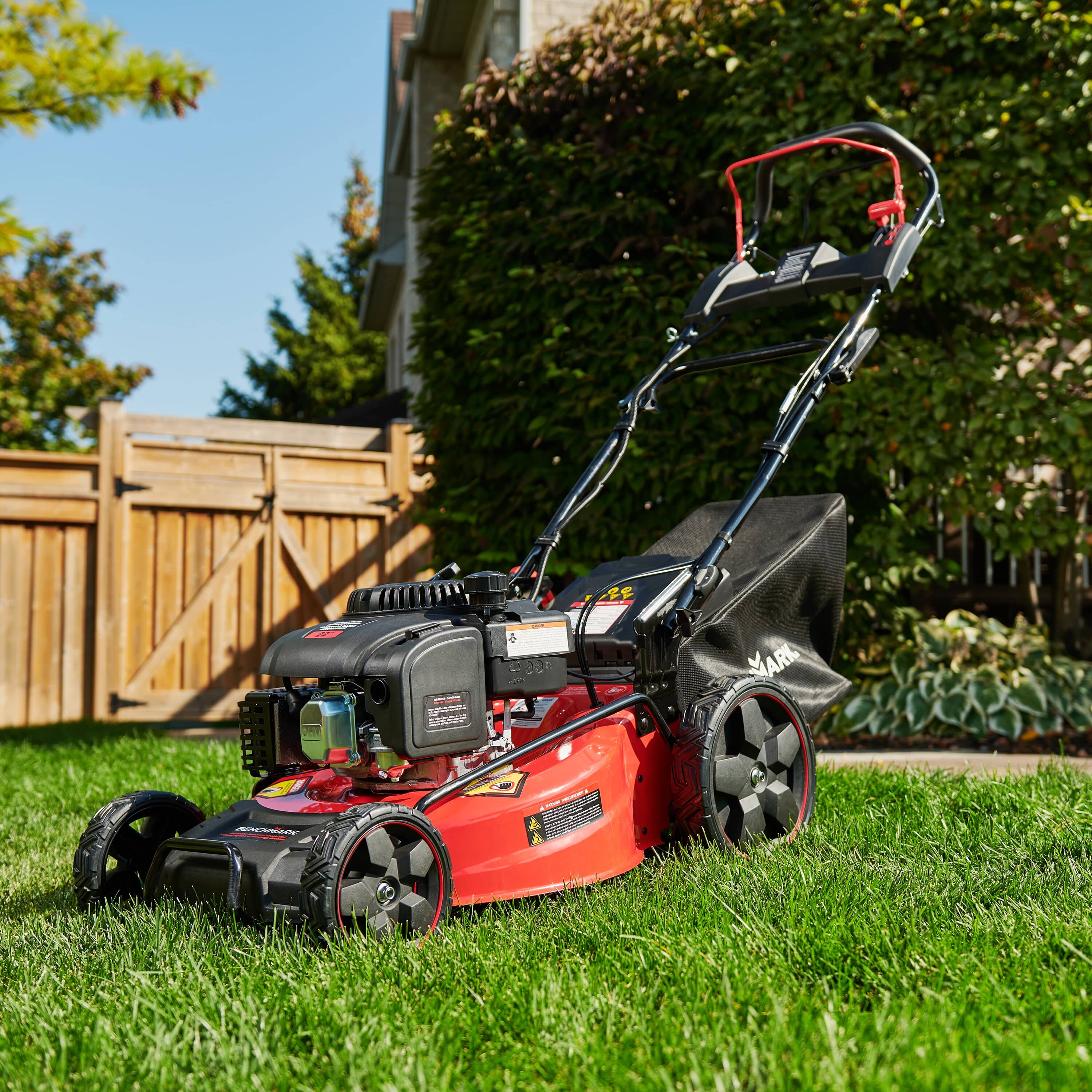 BENCHMARK 200cc Self-Propelled Gas Lawn Mower | Home Hardware