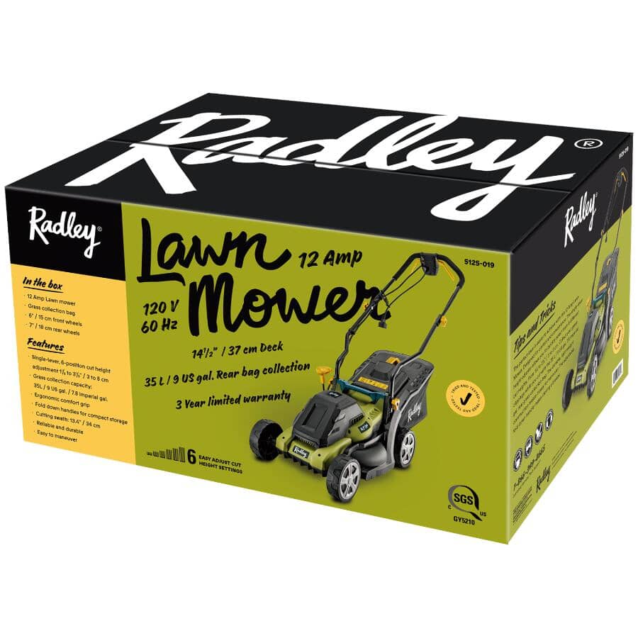 RADLEY 14.5" Electric Lawn Mower | Home Hardware