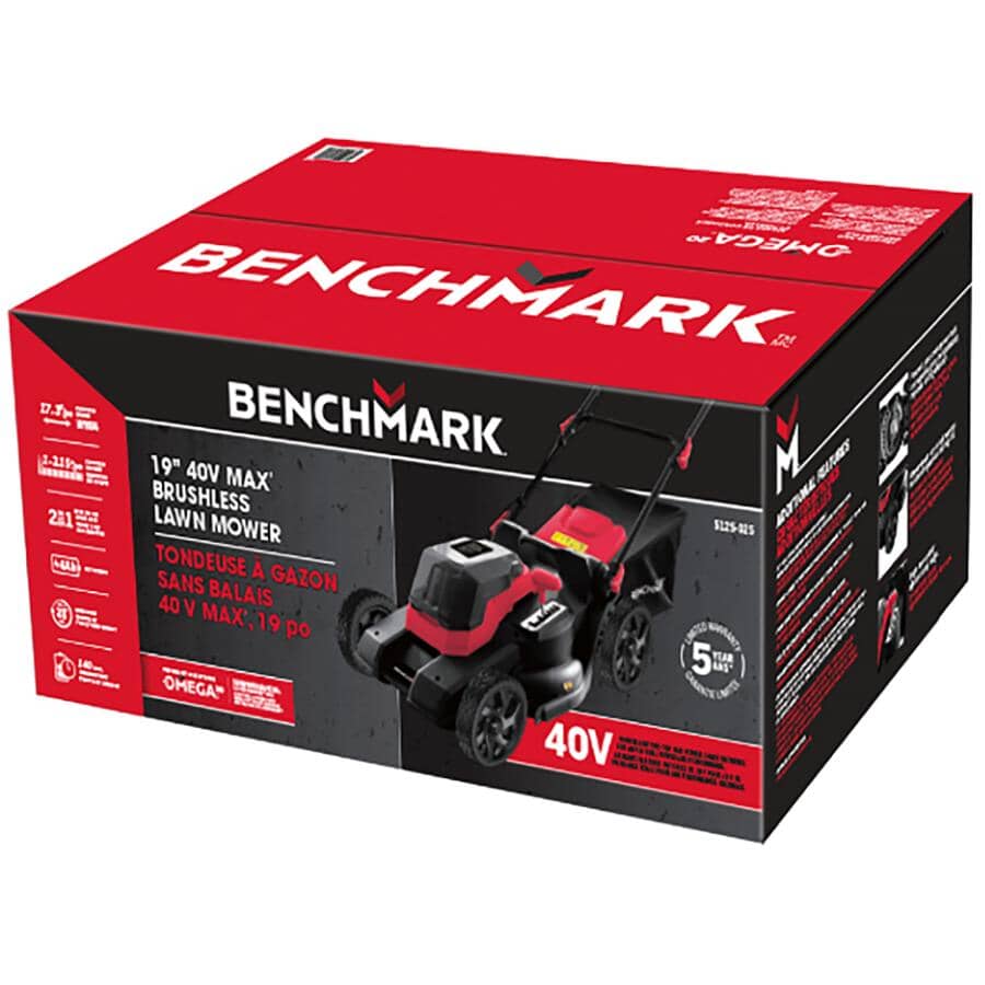 BENCHMARK 19.3" Cordless Lawn Mower | Home Hardware