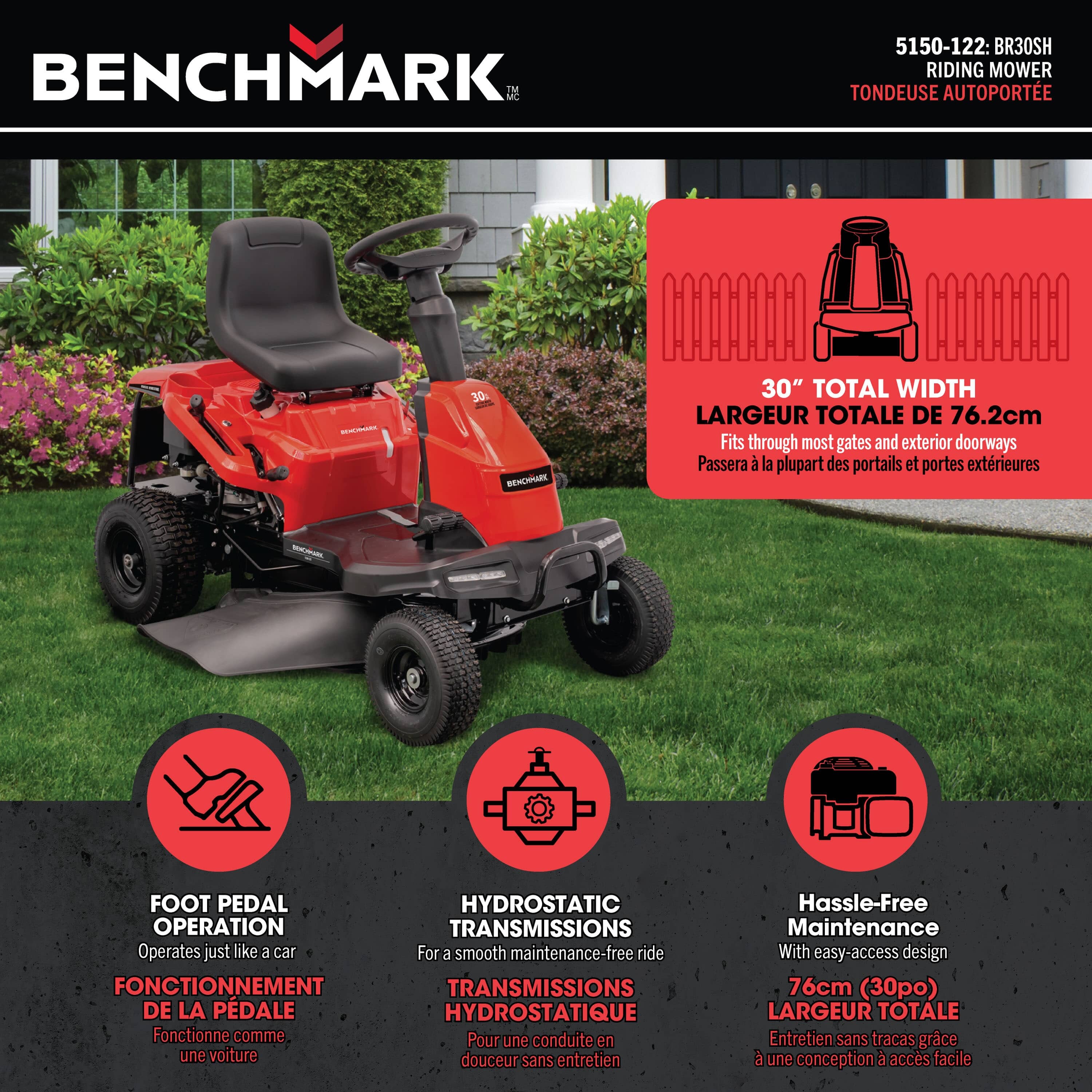 BENCHMARK 30" 11HP Gas | Home Hardware