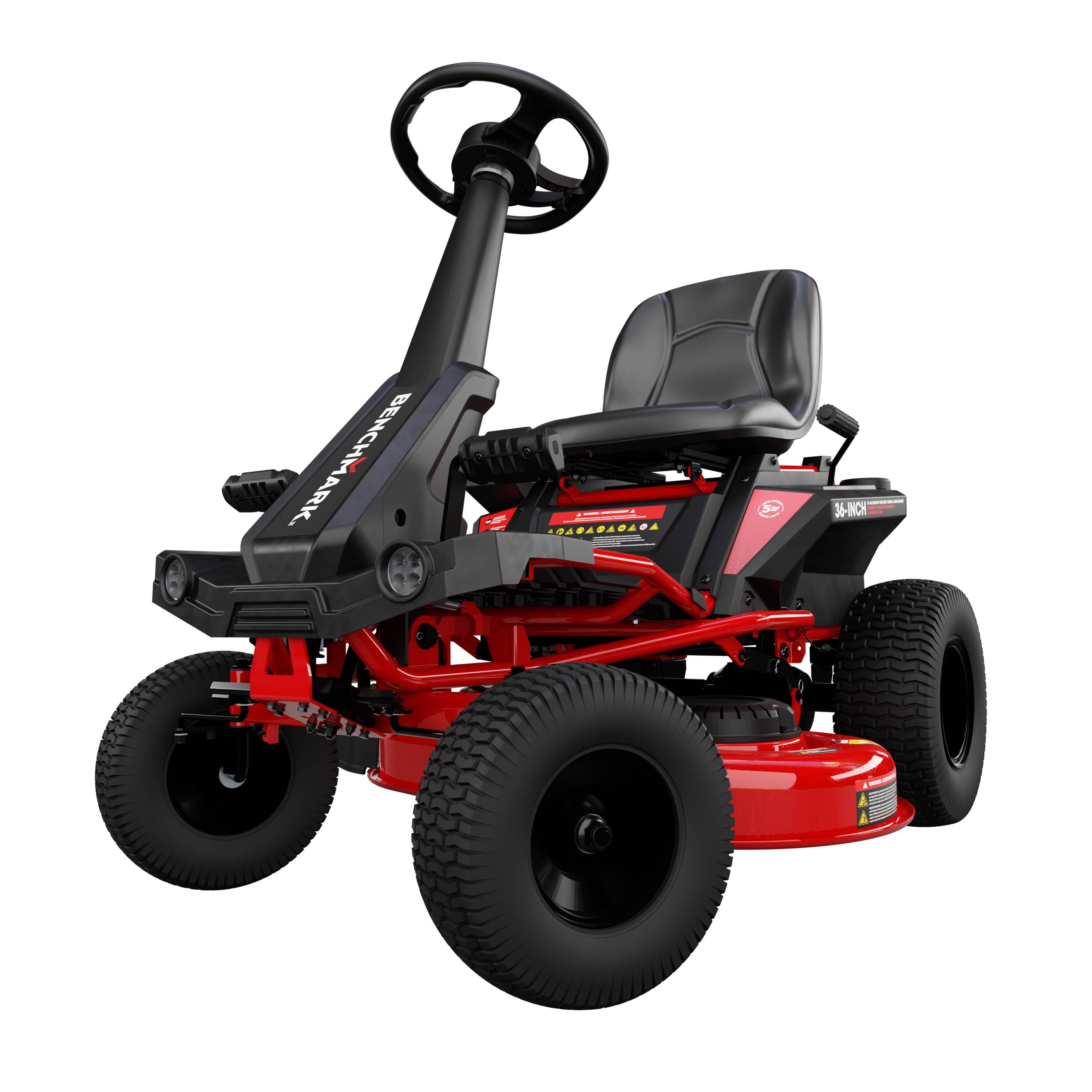 BENCHMARK 48V Brushless 75Ah Battery Riding Lawn Mower | Home Hardware