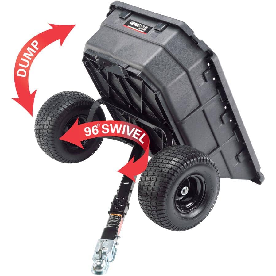 OHIO STEEL 12.5 Cu. Ft. 1250lb Poly Swivel Dump Cart | Home Hardware