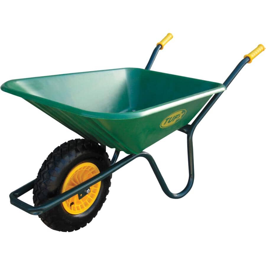 TUFX 5 Cu. Ft Poly Tray Wheelbarrow | Home Hardware