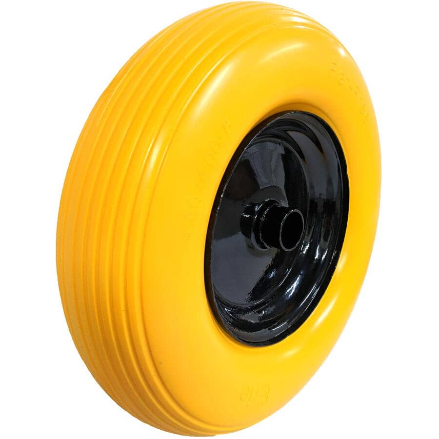 ERIE Flat Free Wheelbarrow Wheel Kit, with Axle | Home Hardware