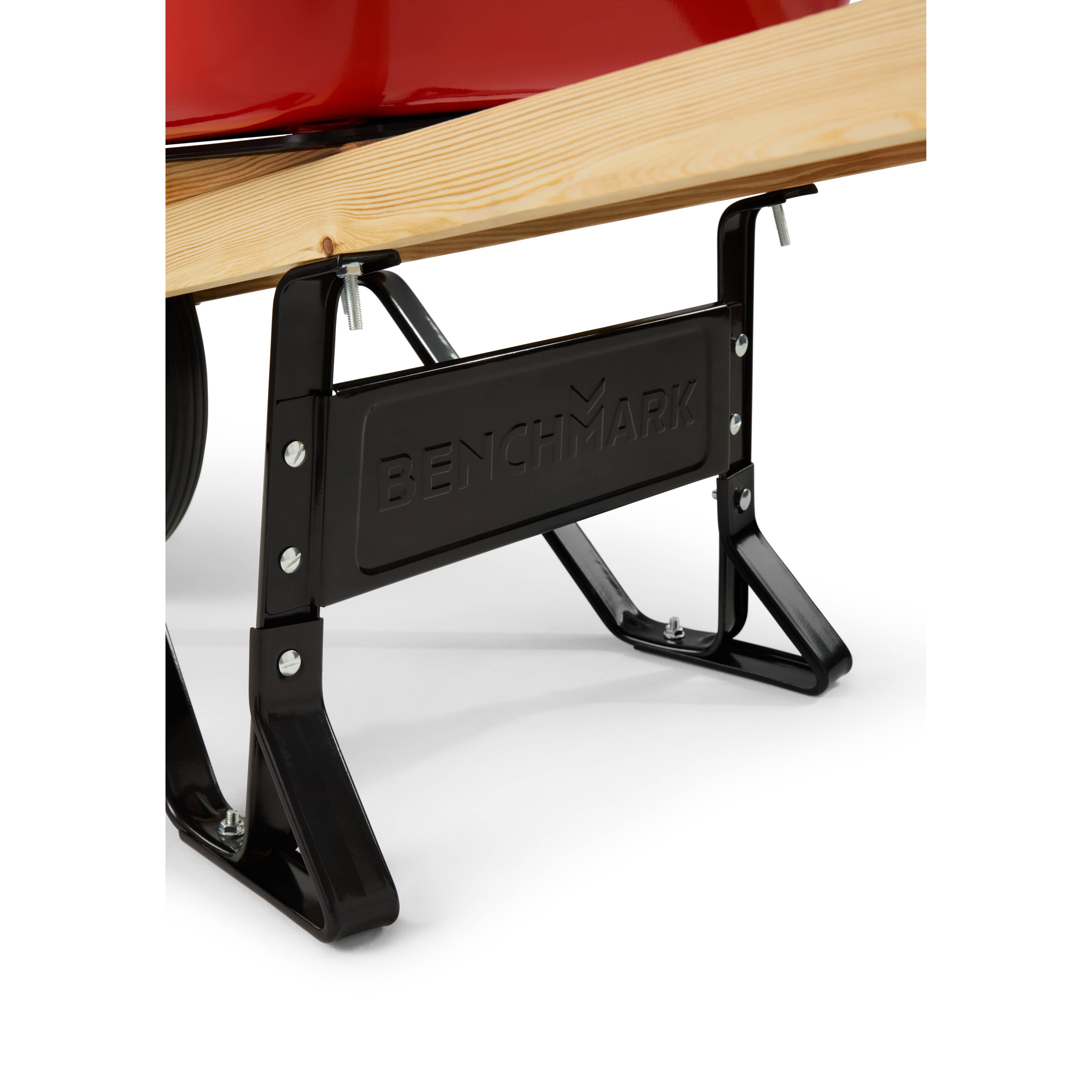 BENCHMARK 6 Cu. Ft Contractor Steel Tray Wheelbarrow | Home Hardware