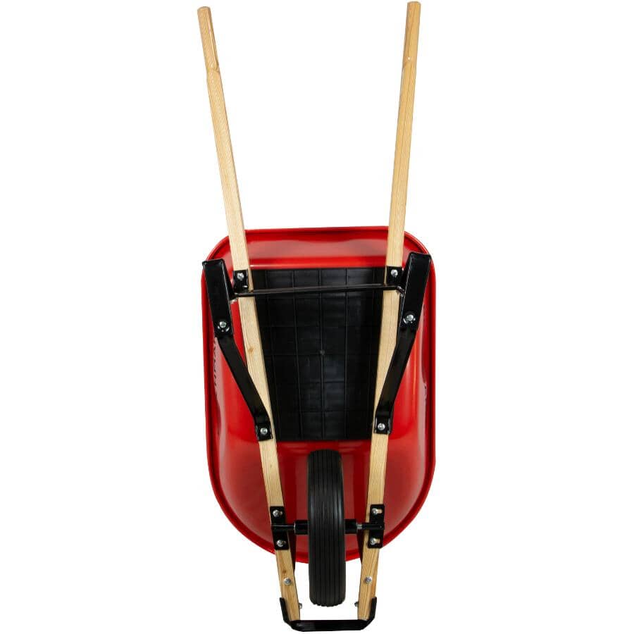 BENCHMARK 6 Cu. Ft Contractor Steel Tray Wheelbarrow | Home Hardware