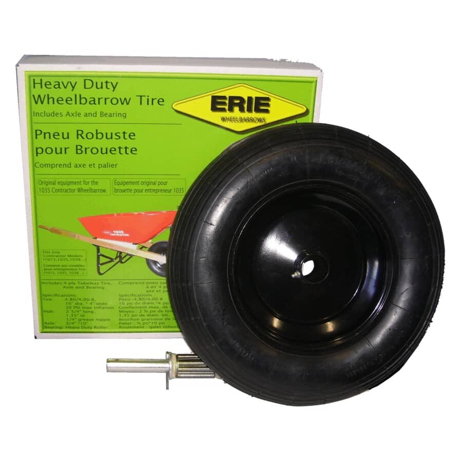 ERIE 8" Heavy Duty Wheelbarrow Wheel and Tire | Home Hardware