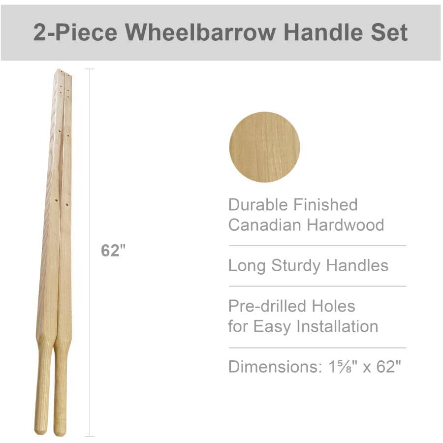 FARM TUFF 2 Piece Wheelbarrow Handle Set | Home Hardware