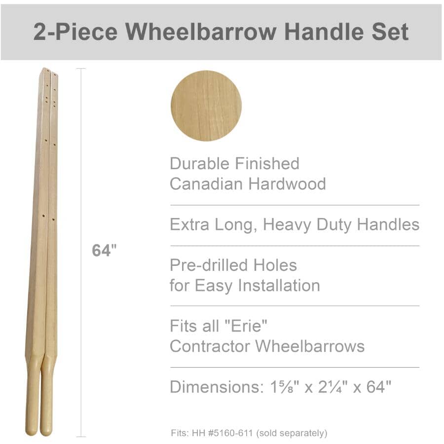 FARM TUFF 2 Piece Wheelbarrow Handle Set, for 1035 | Home Hardware