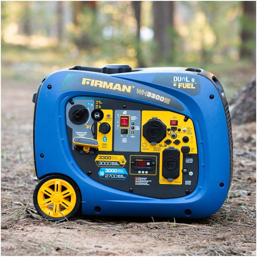 FIRMAN 3300/3000W Dual Fuel Inverter Electric Start Portable Generator ...