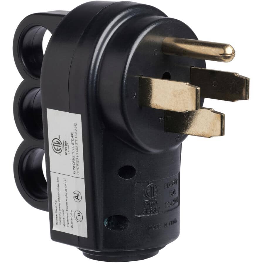 BENCHMARK 14-50P 50A Male Replacement Plug | Home Hardware