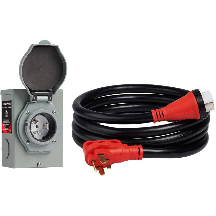 BENCHMARK Outdoor Inlet Box Kit for Backup Generator | Home Hardware