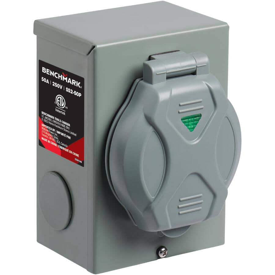 BENCHMARK Outdoor Inlet Box Kit for Backup Generator | Home Hardware