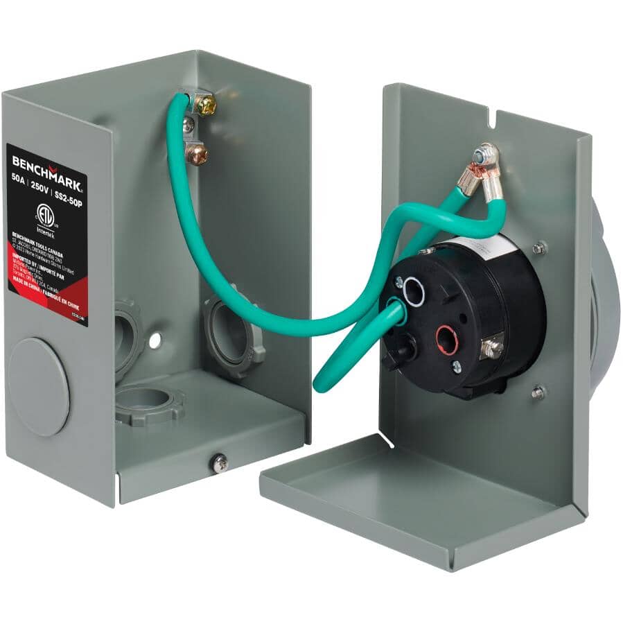 BENCHMARK Outdoor Inlet Box Kit for Backup Generator | Home Hardware