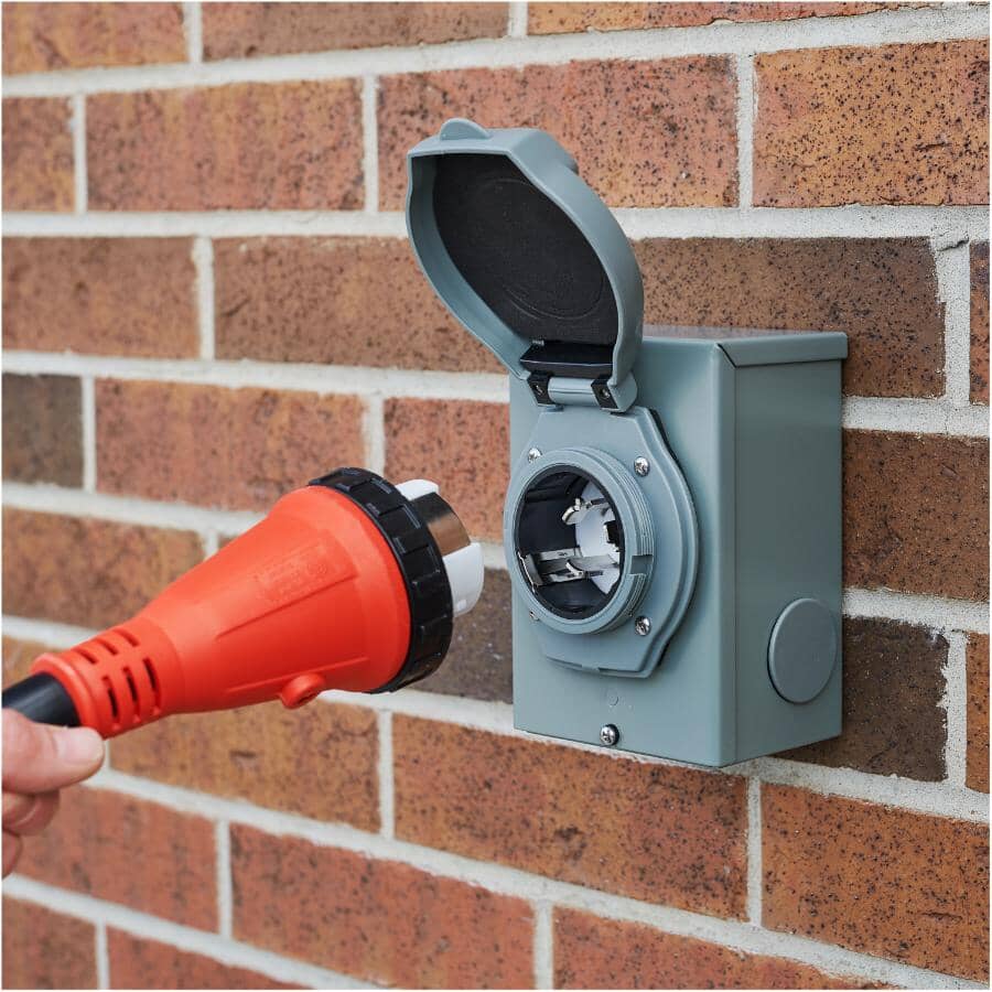 BENCHMARK Outdoor Inlet Box Kit for Backup Generator | Home Hardware