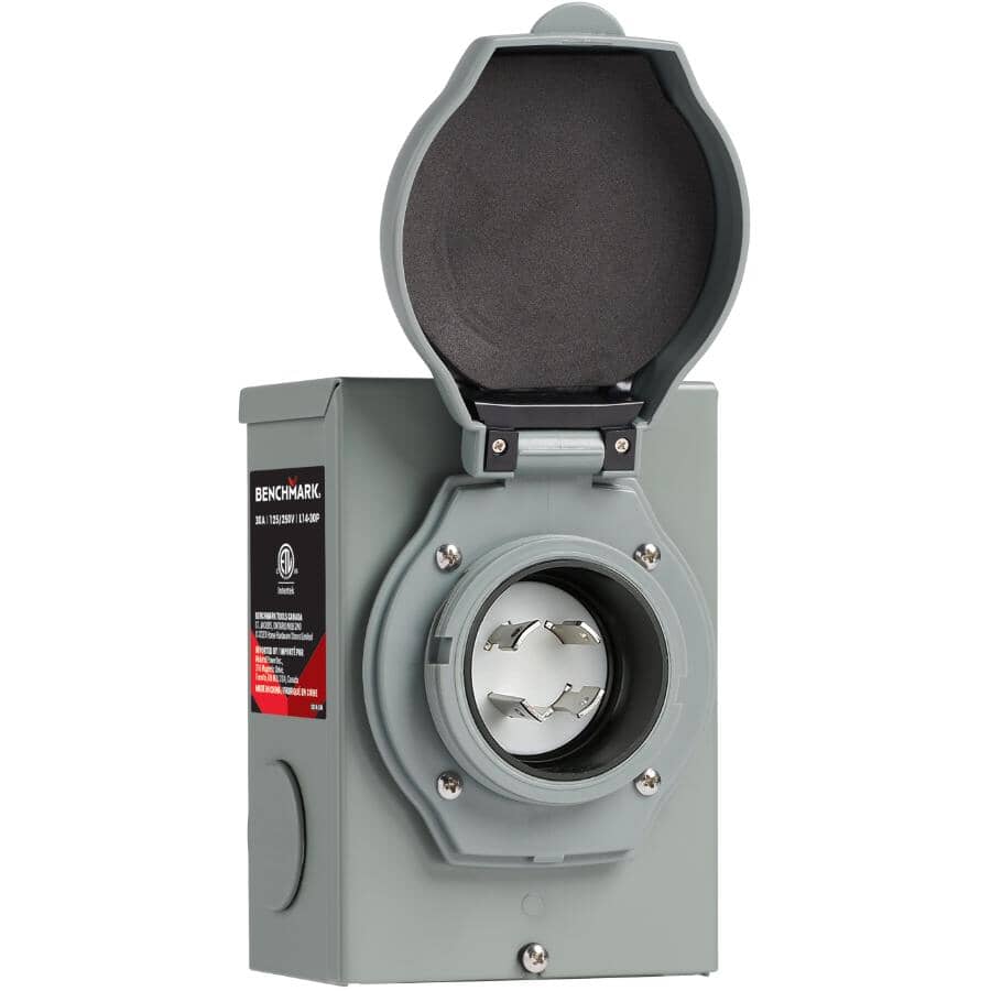 BENCHMARK Outdoor Inlet Box for Backup Generator | Home Hardware