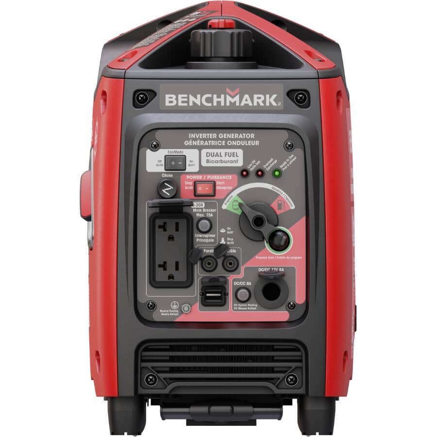 BENCHMARK Dual Fuel Quiet Inverter Generator | Home Hardware