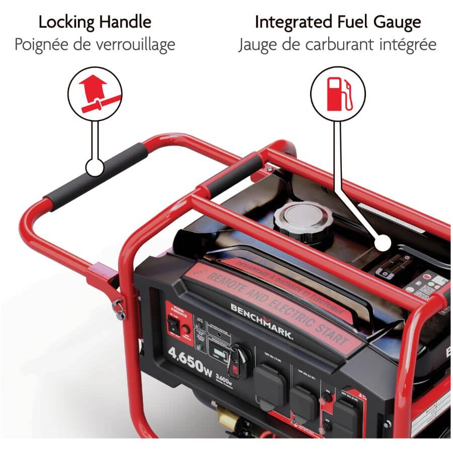 BENCHMARK Portable Gas Generator | Home Hardware