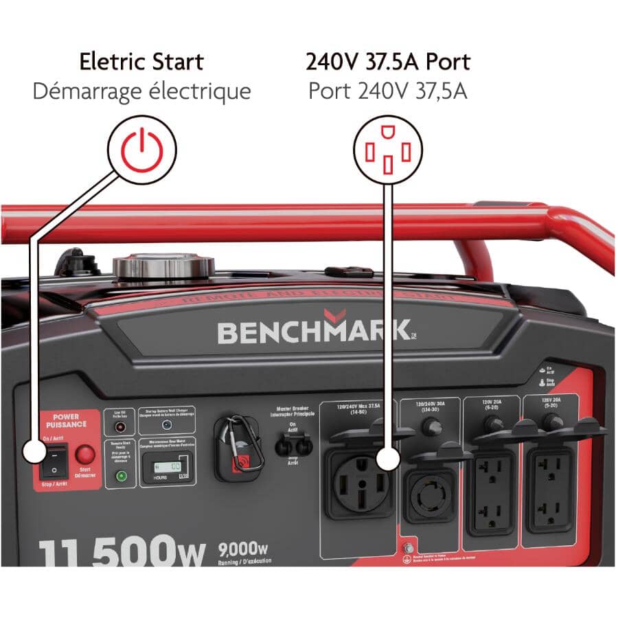 BENCHMARK Portable Gas Generator | Home Hardware