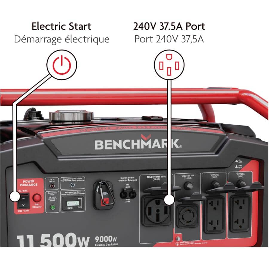 BENCHMARK Portable Gas Generator | Home Hardware