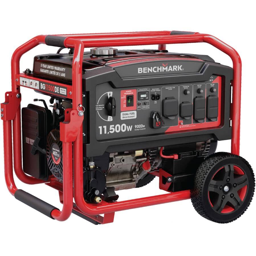 BENCHMARK Portable Dual Fuel Generator | Home Hardware
