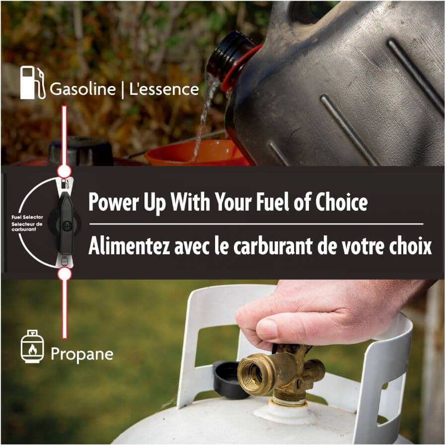 BENCHMARK Portable Dual Fuel Generator | Home Hardware