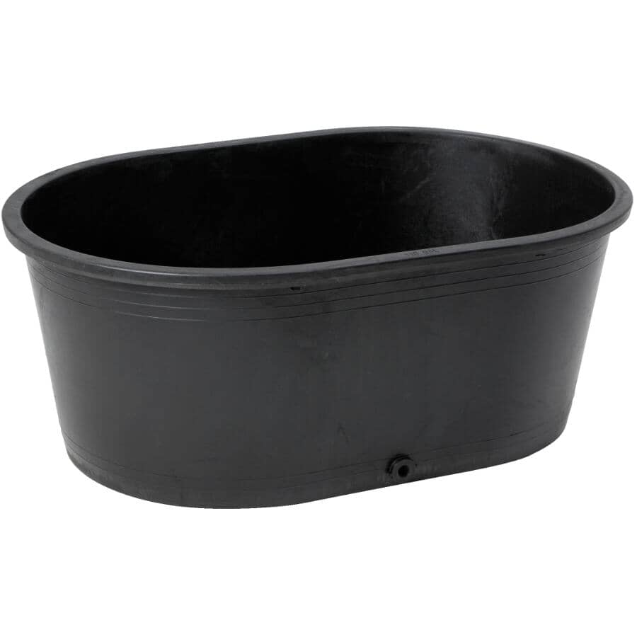 TUFF STUFF PRODUCTS 110 Gal Plastic Oval Stock Tank, with Plug | Home ...