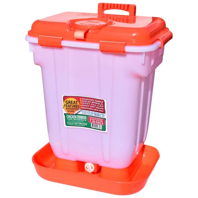 TUFF STUFF PRODUCTS Ultra Poultry Drinker with Telescopic Handle | Home ...