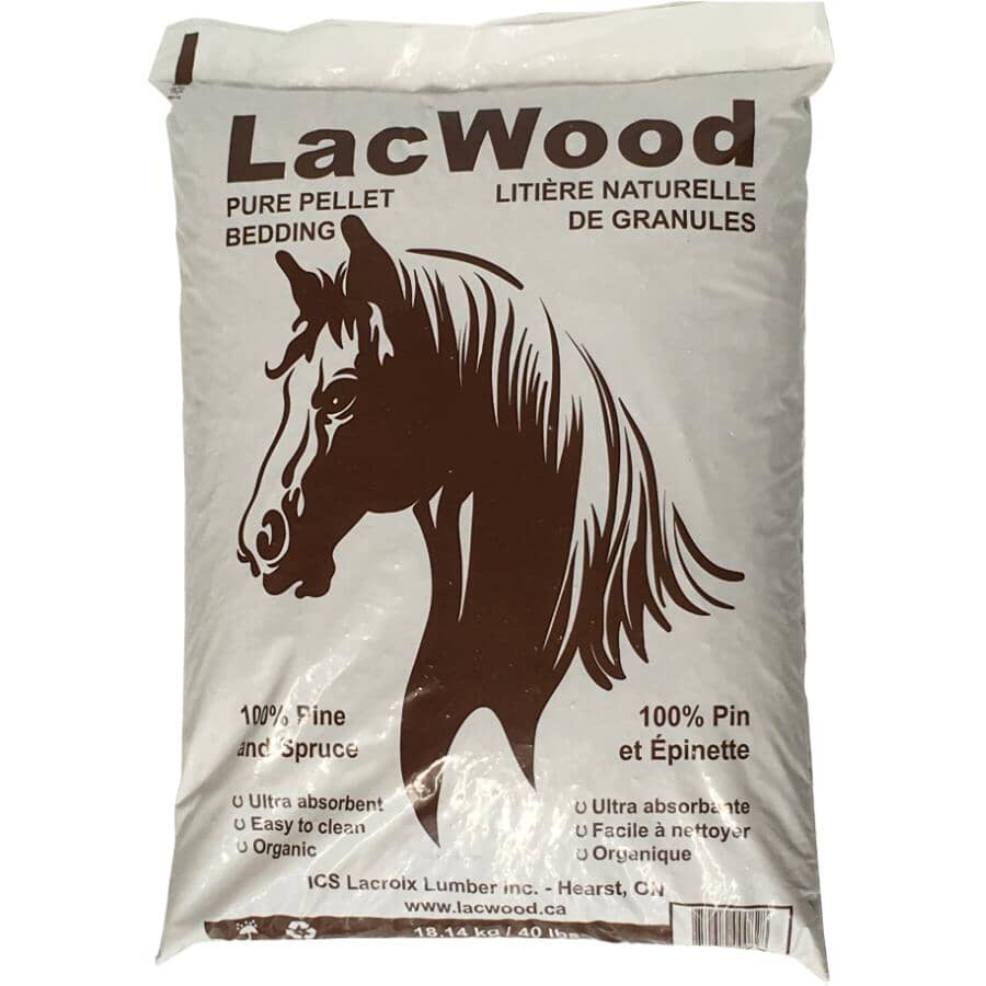 LACWOOD Horse Bedding Pellets - 40 lb | Home Hardware