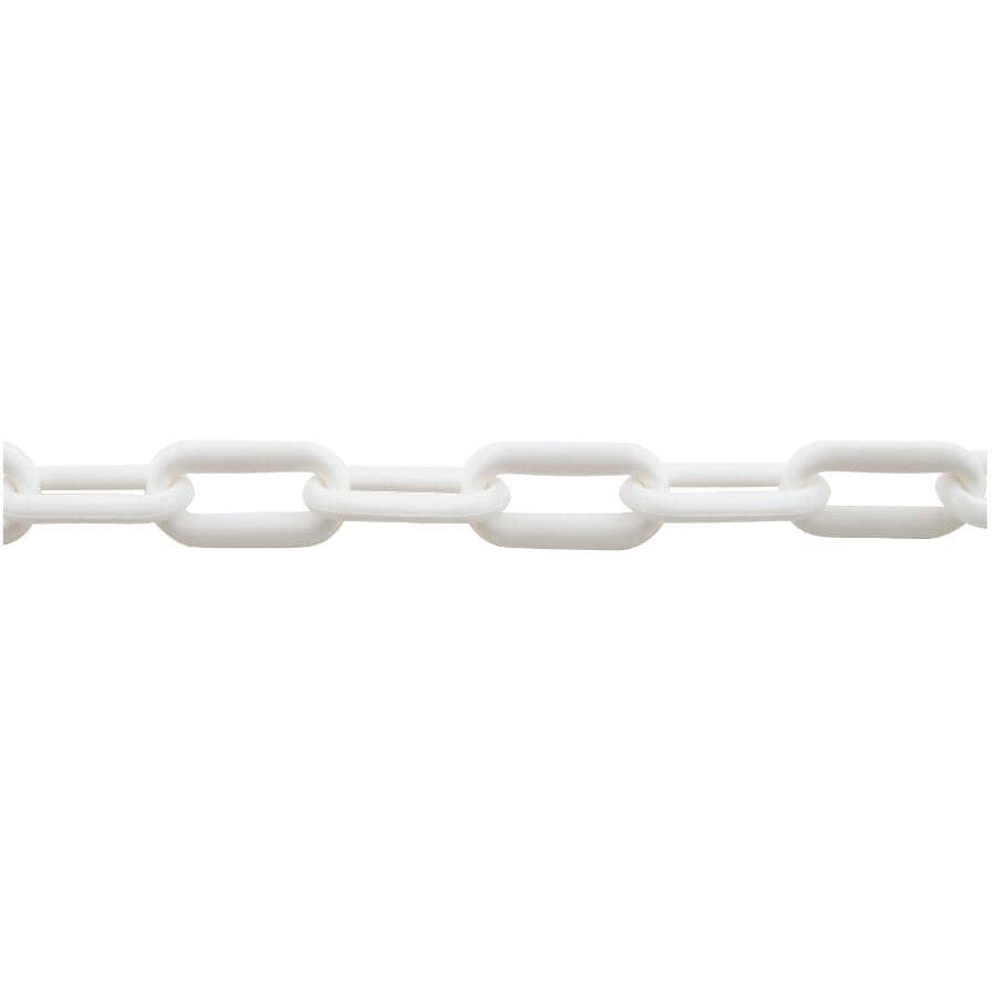 KINGCHAIN Chaîne en plastique blanc de 1 pi x 2 po | Home Hardware