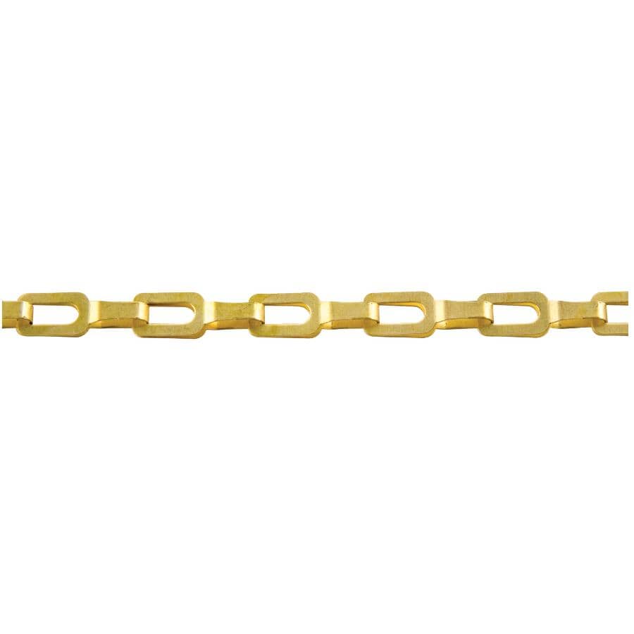 KINGCHAIN 1' #1/0 Plumber Chain - Brass | Home Hardware