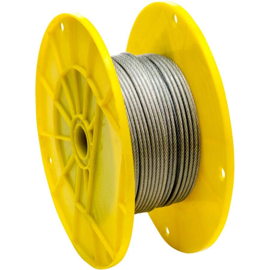 KINGCHAIN 1' x 3/32" 7 x 7 Strands Coated Aircraft Cable | Home Hardware