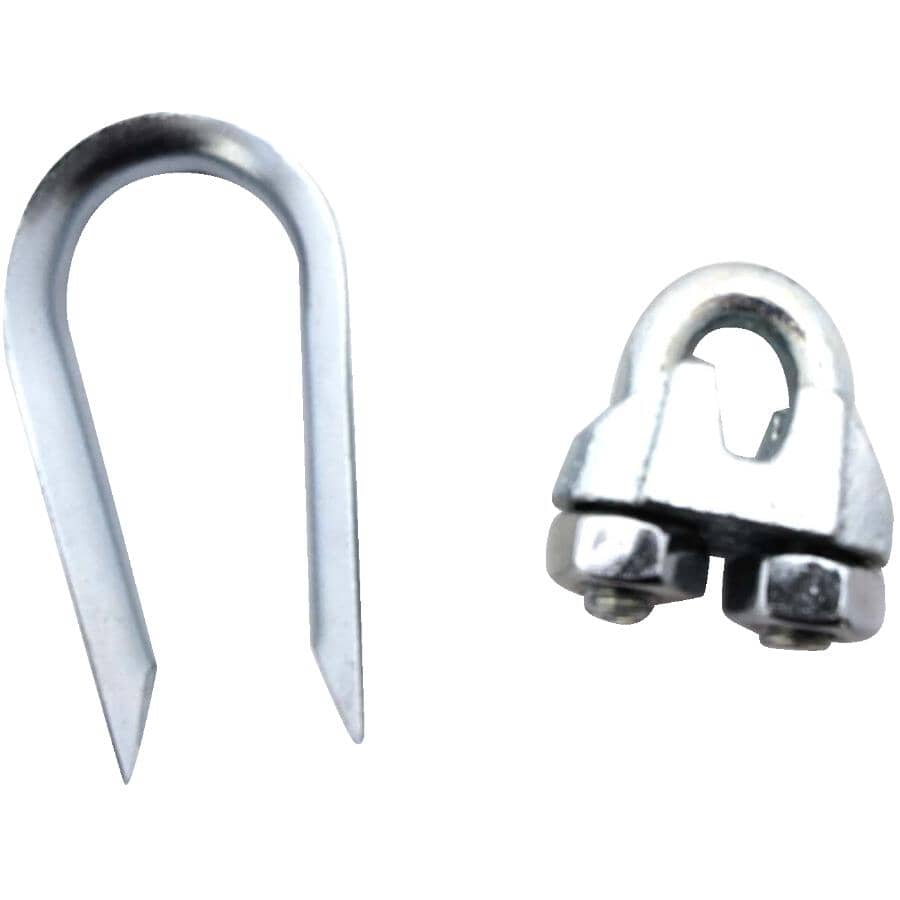 KINGCHAIN 3/16" Wire Rope Thimbles & Clips | Home Hardware