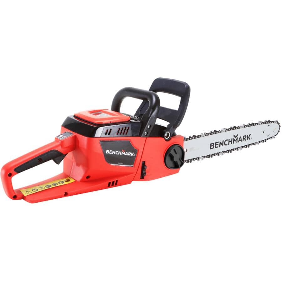 BENCHMARK 16" Cordless Chainsaw - 60 Volt | Home Hardware