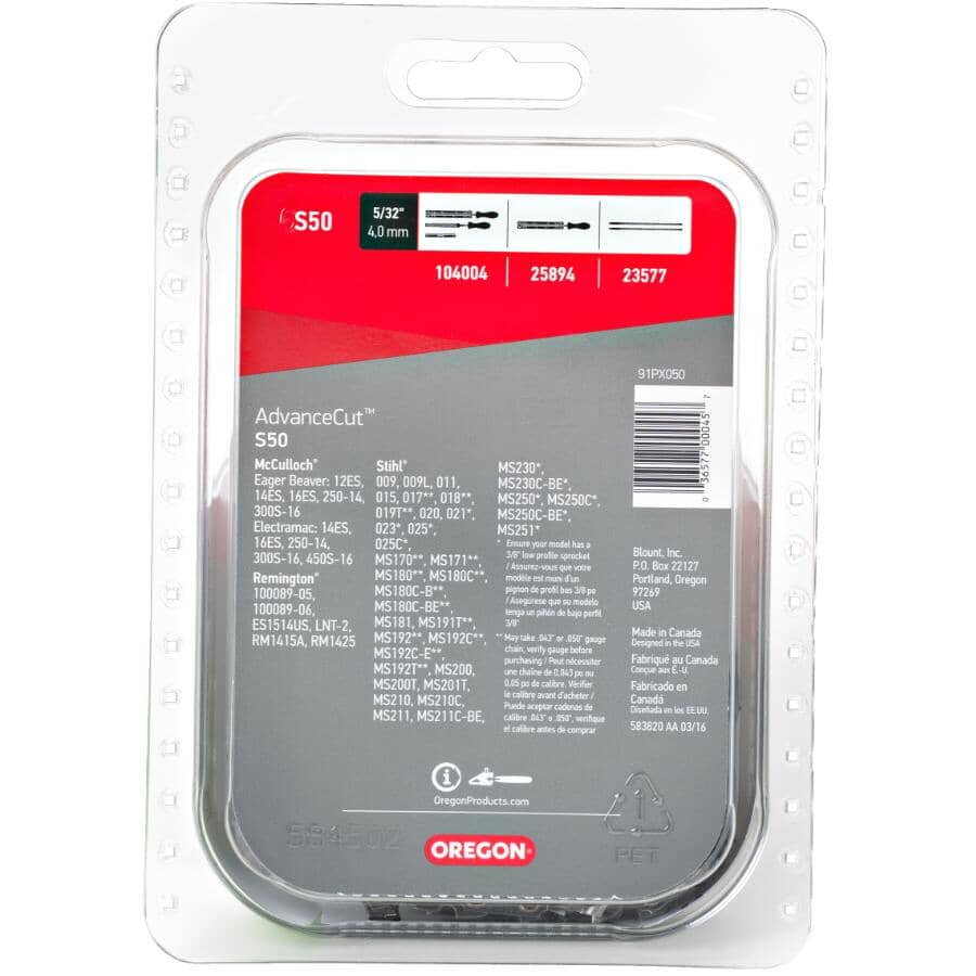 OREGON S50 AdvanceCut Chainsaw Chain | Home Hardware