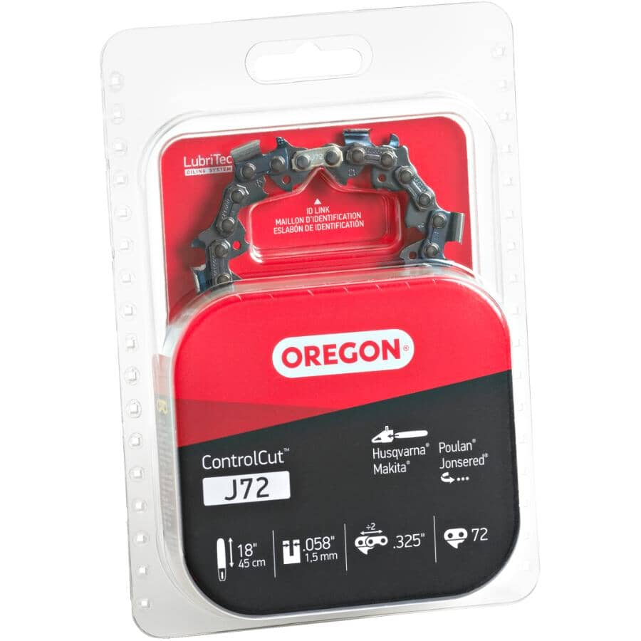 Oregon Chaîne De Rechange De Scie à Chaîne Controlcut J72 18 Po Home