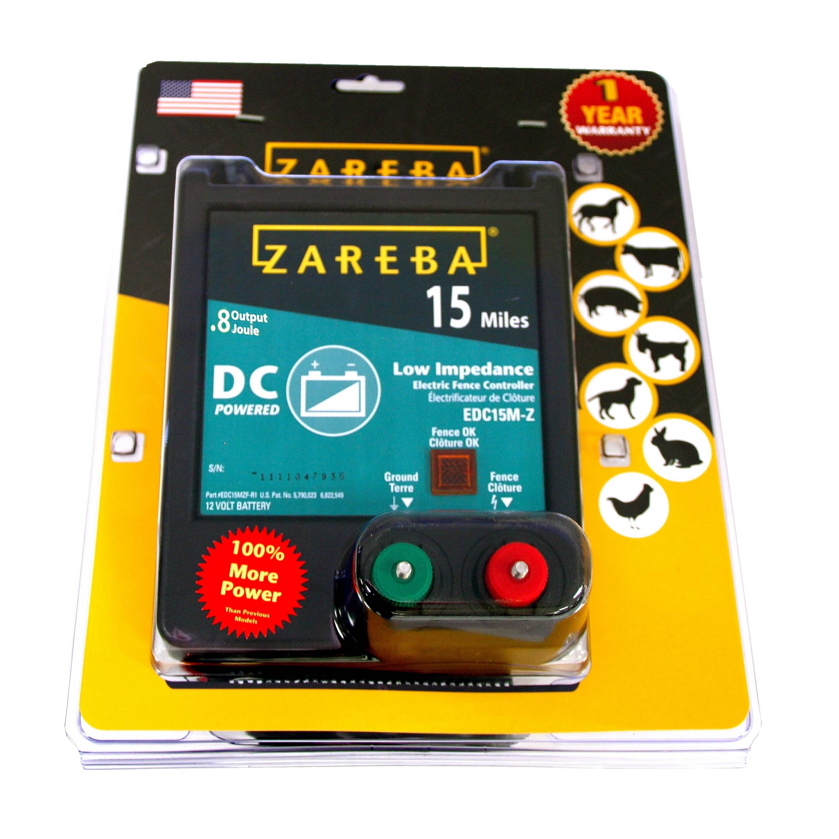 ZAREBA 15 Mile Battery Operated Low Impedance Fence Charger | Home Hardware