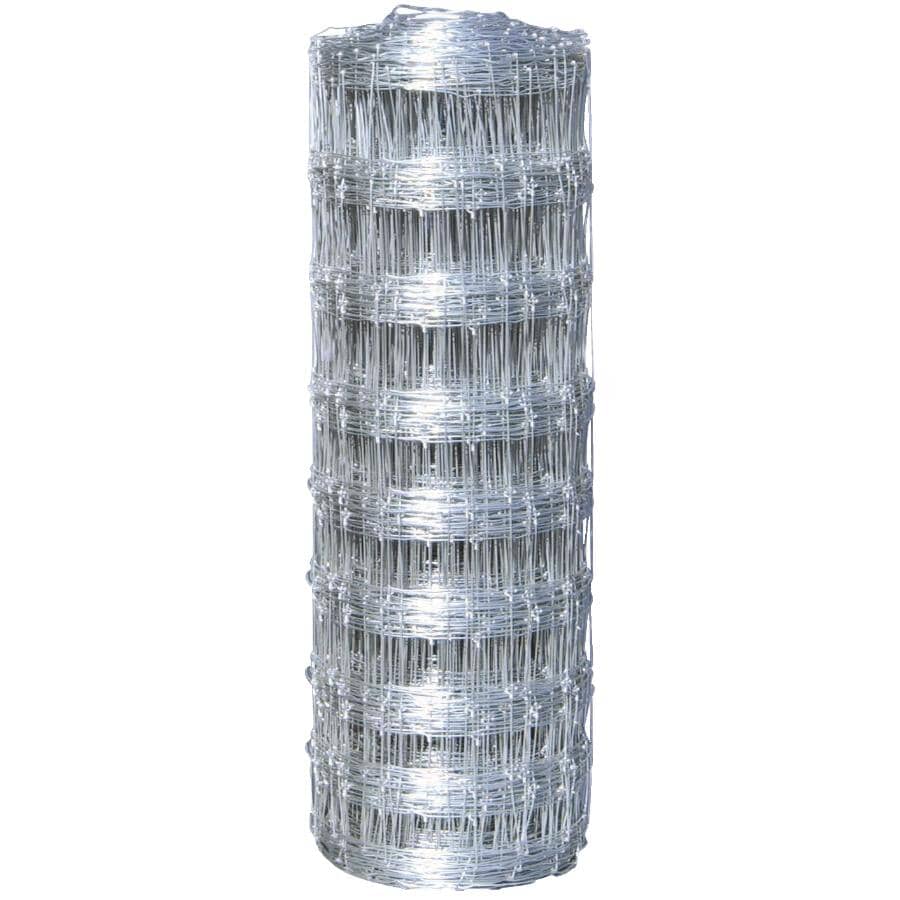 TOUGHSTRAND 12.5-Gauge Galvanized Fixed Knot Livestock & Game Wire ...