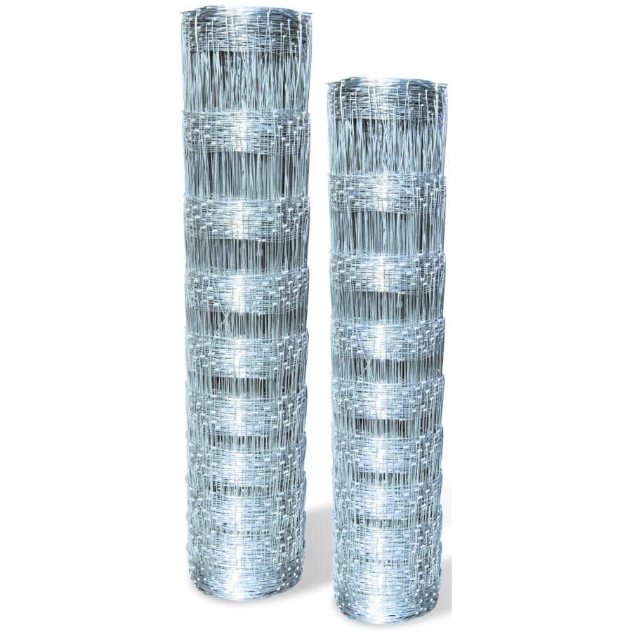 TREE ISLAND 14.5 Gauge Galvanized Hinge Knot Farm Field Wire Fence ...