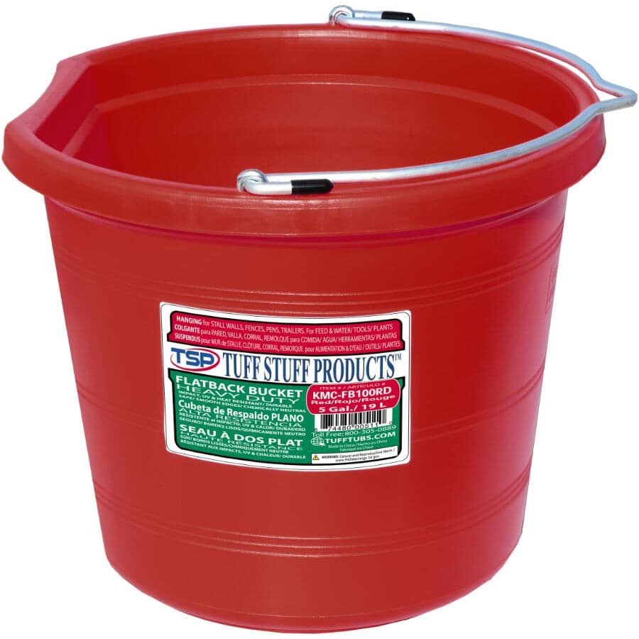 TUFF STUFF PRODUCTS Flat Back Bucket | Home Hardware