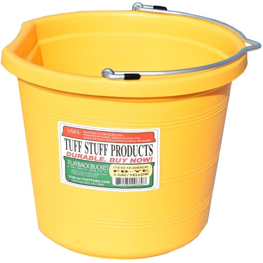 TUFF STUFF PRODUCTS Flat Back Bucket | Home Hardware