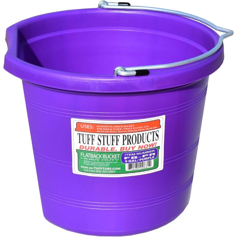 TUFF STUFF PRODUCTS Flat Back Bucket | Home Hardware