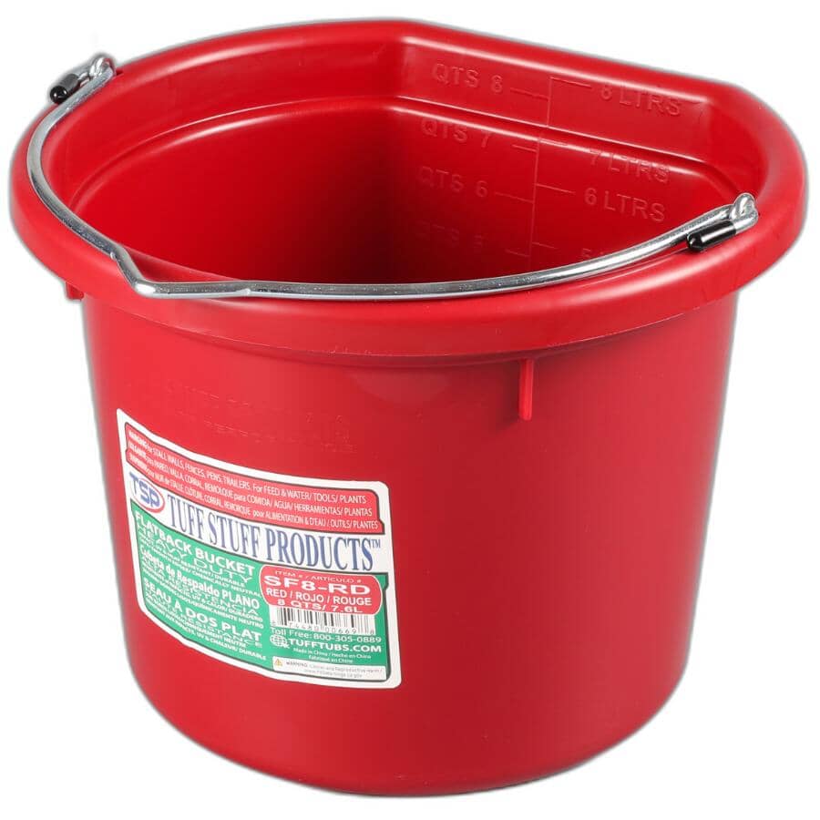 TUFF STUFF PRODUCTS Flat Back Bucket | Home Hardware