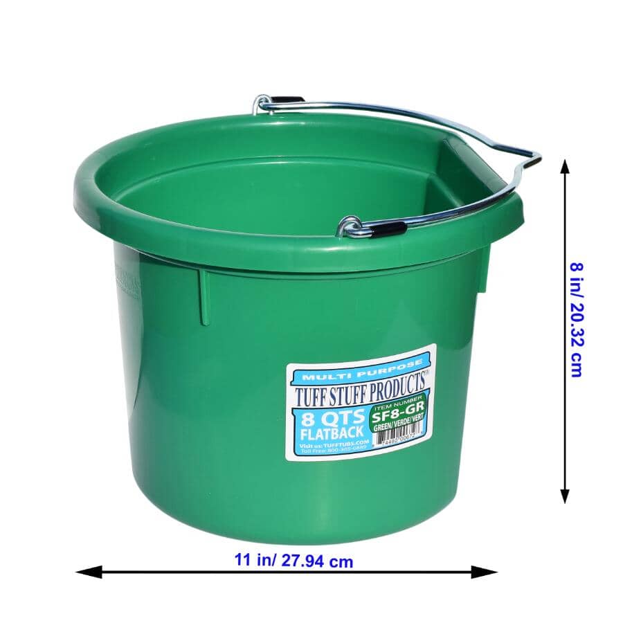 TUFF STUFF PRODUCTS Flat Back Bucket | Home Hardware