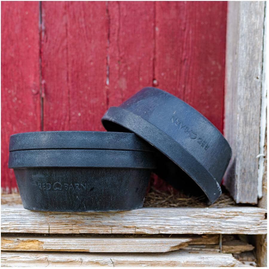 RED BARN Rubber Livestock Feed Pan | Home Hardware