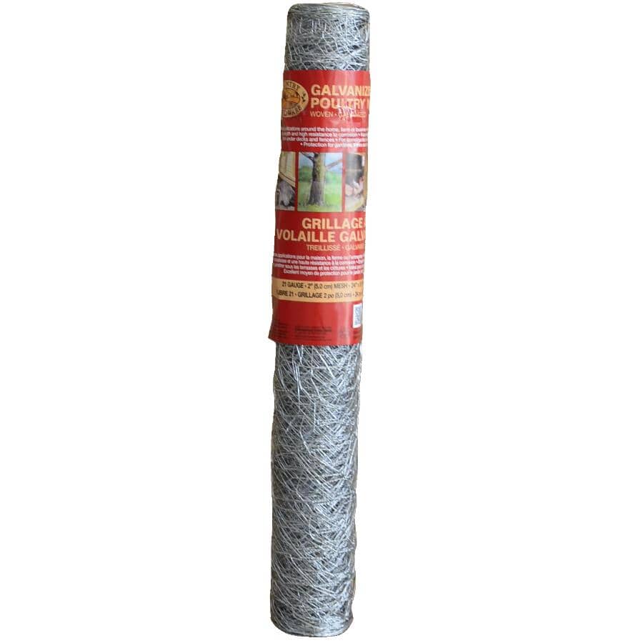 COUNTRY HARDWARE 21-Gauge Galvanized Poultry Netting | Home Hardware